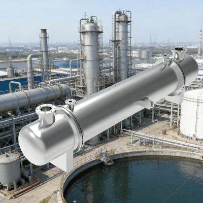 China Stainless Steel Atmospheric Distillation Tower for Customized Size Crude Oil Separation with 0.1-10 Mpa Design Pressure for sale