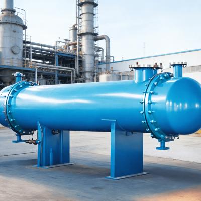 China Stainless Steel Power Plant Condenser with Customized Size and 0.1-10 Mpa Design Pressure for Industrial Thermal Management for sale