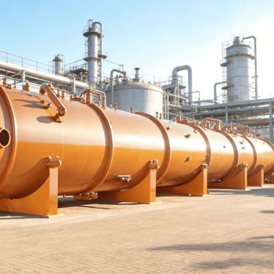 China Stainless Steel Mud Gas Separator with Customized Size and 0.1-10 Mpa Design Pressure for High Efficiency Gas Separation for sale