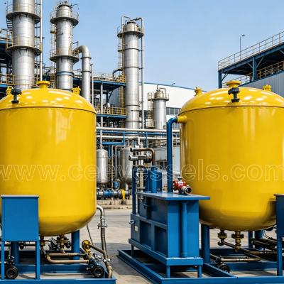 China Stainless Steel Horizontal Separator Vessel with Customized Size and 0.1-10 Mpa Design Pressure for Industrial Phase Separation for sale
