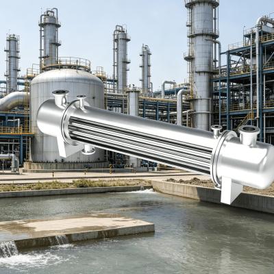 China Stainless Steel Vacuum Condenser with Advanced Thermal Efficiency and Structural Reliability for Industrial Processes for sale