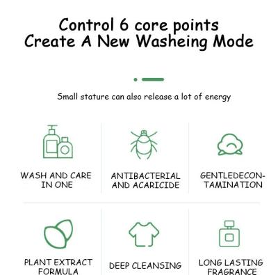 China Custom Laundry Detergent Sheets For Machine Wash And Hand Wash Hypoallergenic for sale