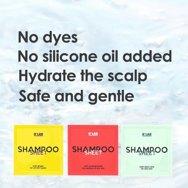 Quality ODM OEM Shampoo Tablets Eco Friendly Hair Care Dissolve Sachet Rich Foaming for sale