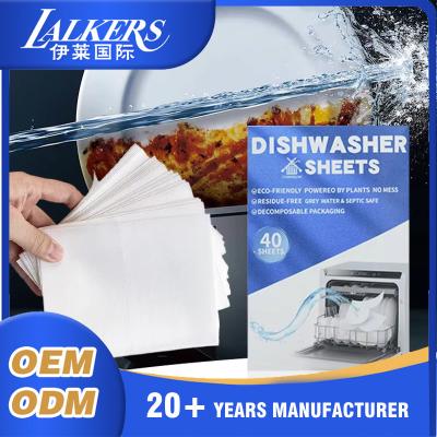 Cina ODM OEM Piastre detergenti per lavaggio dei piatti senza plastica Eco-friendly Alta versatilità in vendita