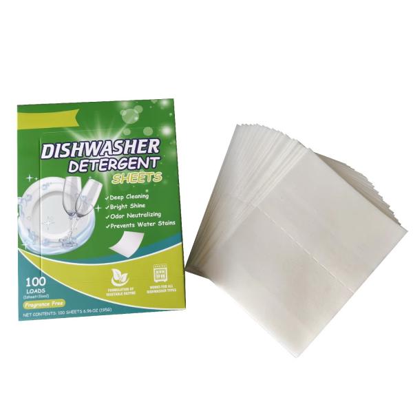 Quality Customizable Dishwashing Detergent Sheets Lightweight And Compact for sale
