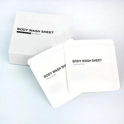 China Easy Preparation Dry Soap Sheets Natural Fragrance Portable And Lightweight for sale