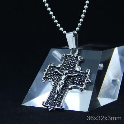 China Colgante preferido LPJ21 del collar de la adoración cristiana gótica de Jesús del acero inoxidable de la moda en venta