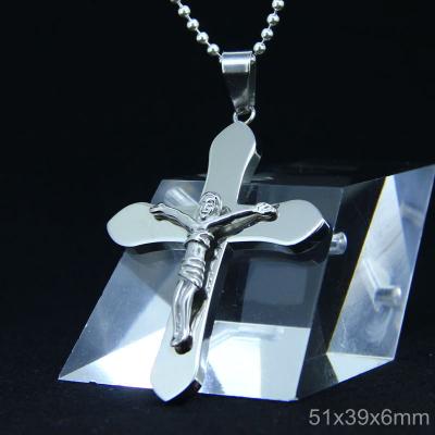 China Colgante preferido LPJ26 del collar de la adoración cristiana gótica de Jesús del acero inoxidable de la moda en venta