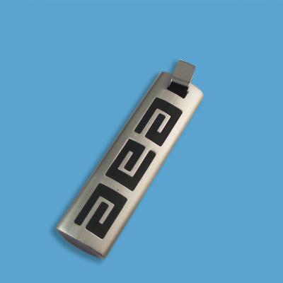 China 316L Stainless Steel Rectangle Square Shaped Necklace Pendant LPS0029 for sale