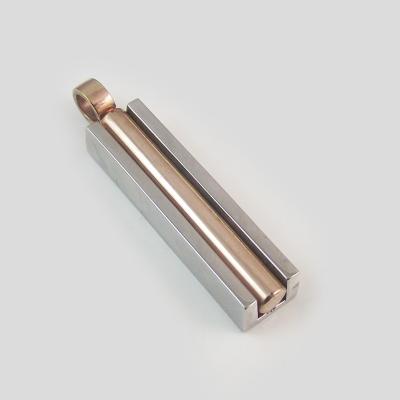 China 316L Stainless Steel Rectangle Square Shaped Necklace Pendant LPS0068-2 for sale