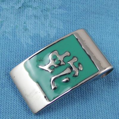 China 316L Stainless Steel Rectangle Square Shaped Necklace Pendant LPS00216 for sale