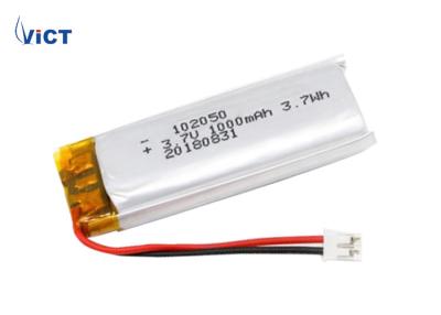 Cina La batteria 1000 MAh del polimero del litio di alto potere 3,7 V ha valutato la dimensione 10*20*50 millimetro della capacità in vendita