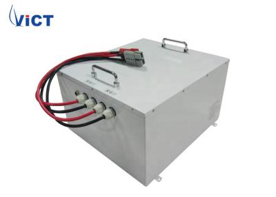 中国 缶R485 RS232 48V 80AHが付いているIP55 AGV LiFePO4のリチウム電池のパック 販売のため