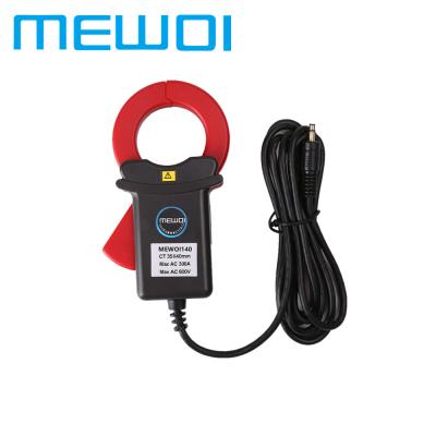 China MEWOI140-35*40mm,AC 0.00mA~300A,Turn Ratio 1:2400 Clamp on Leakage current sensor meter for sale