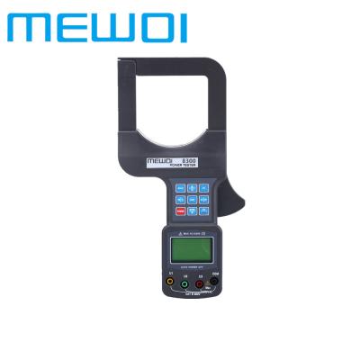 China MEWOI8300 Large Caliber Three Phase Leakage Current AMP/VOLT Clamp On Power Tester for sale