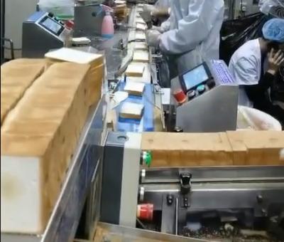 China Suction Depanner Continuous Semi Automatic Toast Bakery Production Line for sale