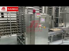 3300mm Directe Verwarmde het Gastunnel Oven Stainless Steel van het Breedtebrood