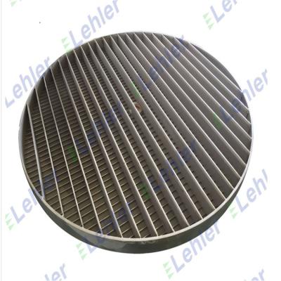 China Perlen molen en zand molen Filter roestvrij staal wig draad scherm Te koop