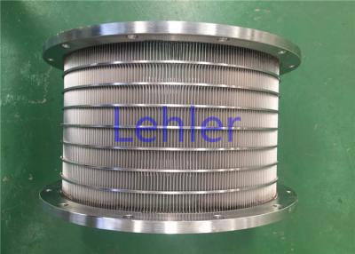 China SUS 304 Basket Mill / Bead Mill Screen Outer Diameter 350mm With Flange Rings for sale