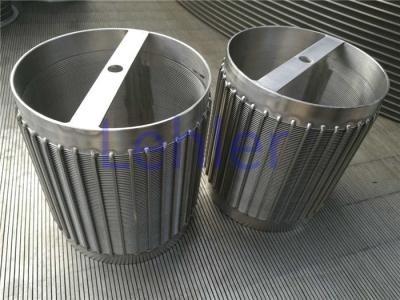 Cina Il setaccio del cavo del cuneo da 50 micron filtra l'acciaio inossidabile 316L dentro a tipo esterno in vendita