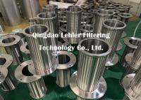 China Large Size Welded Wedge Wire Screen Electro Polish Surface 250mm Height for sale