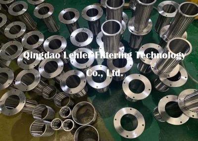 China Large Size Welded Wedge Wire Screen Electro Polish Surface 250mm Height for sale