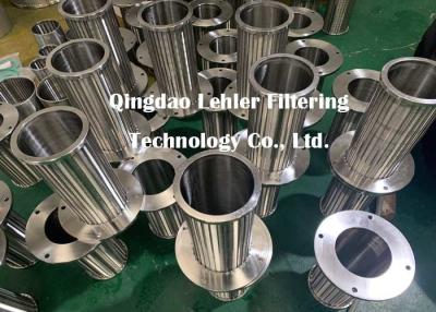 China Large Size Welded Wedge Wire Screen Electro Polish Surface 250mm Height for sale