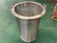 China Scraping Filter anti Corrosion Wedge Wire Filter Element for sale