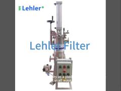 Filtre pneumatique à grattage à l‘intérieur d‘une bouteille d‘air