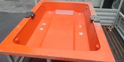 China White or Other Optional Colour FRP Mould with Customizable Design and Gel Coat Paint Surface for sale