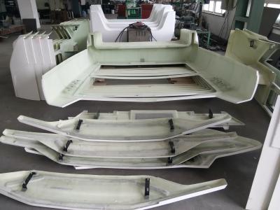 China Bus Side Body Panel FRP Bumper for cars  Custom SMC Composite Bus Front Rear Body Shell for sale