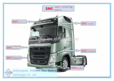 China Customized Size SMC And RTM Technology SMC Automotive Front End Module Carrier Assembly for sale