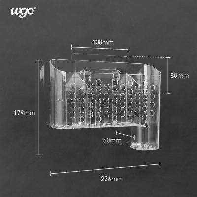 Cina Canestro di plastica della scrivania di Holder For Kitchen del carrello del bagno del supporto libero della parete di danno in vendita