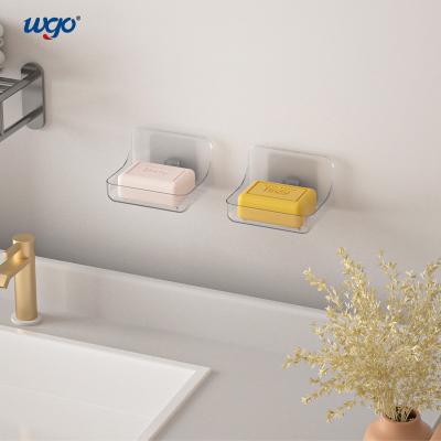 Cina Supporto autoadesivo del sapone di 120mm del bagno del porta-sapone del percolato fissato al muro del supporto in vendita