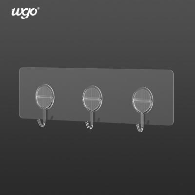 SS304 crochet fixé au mur de PVC Stickey pour des cintres et des organisateurs de manteau de vêtements