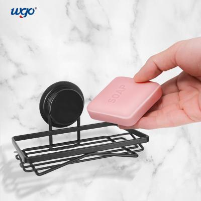 Cina L'aspirazione ha montato le caddie della doccia di acciaio inossidabile, supporto del porta-sapone del nero di WGO in vendita