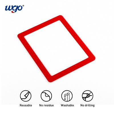 China Peel And Stick Mounting Self Adhesive Display Sign Holders PVC WGO Tape for sale
