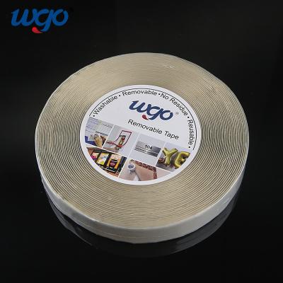 China Double Sided Reusable Mounting Tape Install Self Adhesive Non Marking for sale