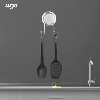 Cina Nessun nero del gancio dell'abito della tazza di aspirazione di Restickable del residuo per il bagno della cucina del salone in vendita