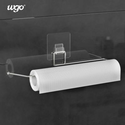 Cina Supporto d'attaccatura di plastica del rotolo del tessuto di toilette dell'erogatore del supporto della parete autoadesivo in vendita