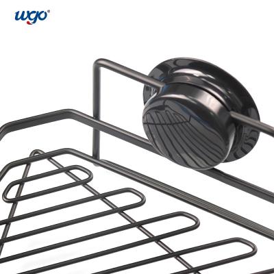 Cina Lo scaffale ossidato nero dell'angolo del bagno della tazza di aspirazione arrugginisce acciaio inossidabile libero in vendita
