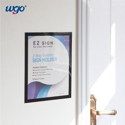 China ODM A4 Self Adhesive Wall Mounted Sign Holder ISO 9001 On All Smoothly Surface for sale