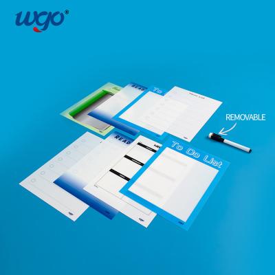 China No Residue Sticky Dry Erase Board ODM OEM Self Stick W Peel Drawing Writing for sale
