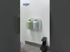 32cm Largo Self Adhesive Toothbrush Holder Organizador Holders Decoração de banheiro Com Dispensador de pasta de dentes