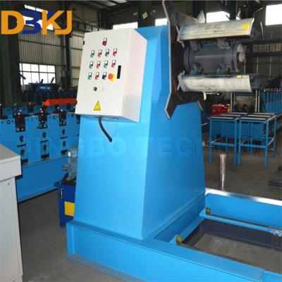 China PLC Touch cz Purlin Roll Forming Machine For 100-300mm Sizes 5 Tons Hydraulic Decoiler for sale