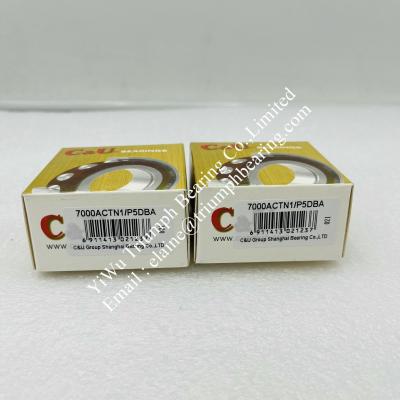 China High Precision Angular contact Ball bearing  7000ACTN1/P5DBA for sale