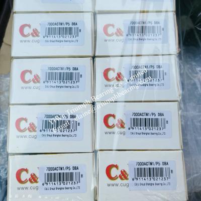 China High Precision Angular contact Ball bearing  7000ACTN1/P5DBA for sale