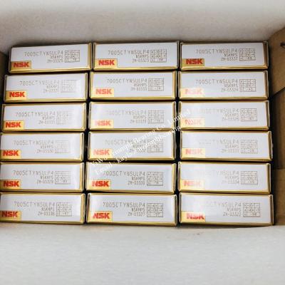 China NSK  High Precision Angular contact ball bearing   7005CTYNSULP4 for sale