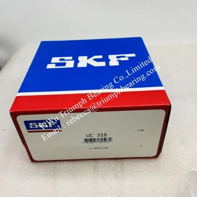 China Insert bearing with set screw locking and extended inner ring   UC318 for sale