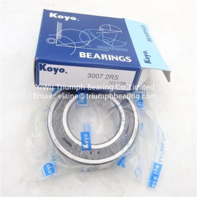 China KOYO Double row angular contact bearing 3007-2RS for sale